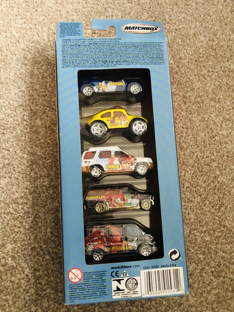 SEGA SONIC THE Hedgehog Sonic X Matchbox 5 Car Set New Sealed Rare £47. ...