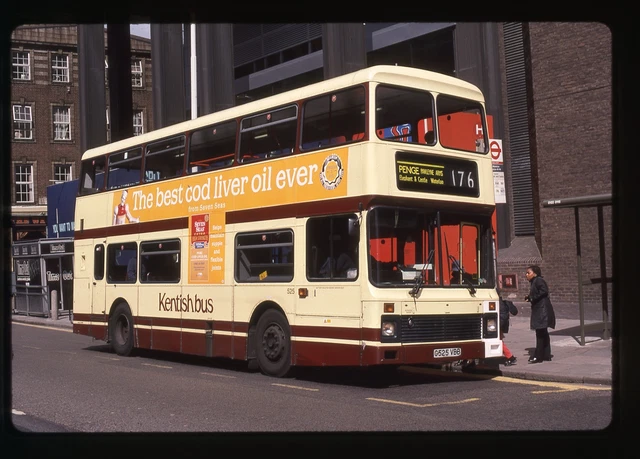 LONDON TRANSPORT ORIGINAL Kodak Colour Slide Route 176 Kentish Bus ...