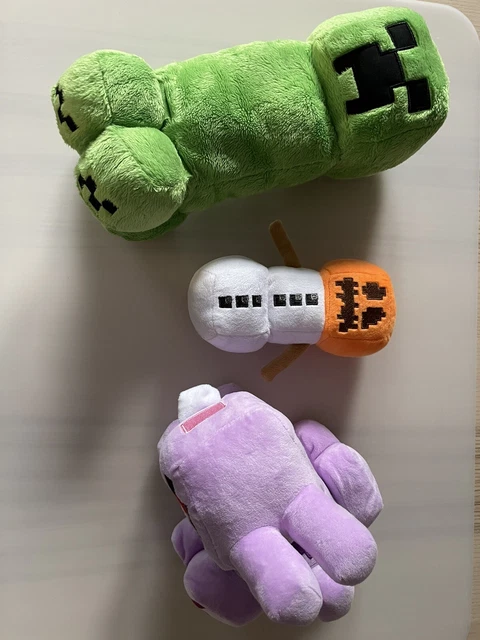 MINECRAFT PLUSH BUNDLE creeper rabbit snow golem £5.00 - PicClick UK