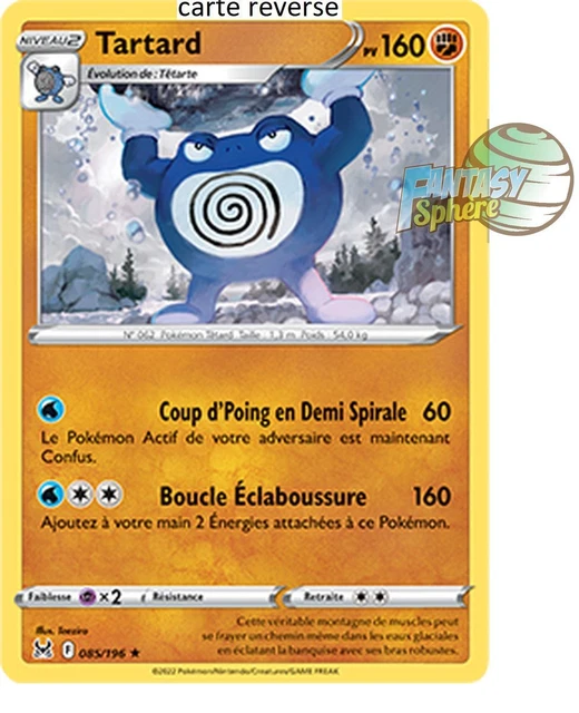 POKEMON 85/196_R TARTARD Reverse EB11 Epee et Bouclier 11 Origine ...