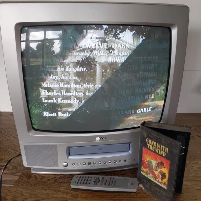 LG CRT TV Video 20’’ Combi Retro Gaming Television VHS VCR Combo £59.99 ...