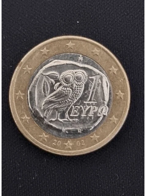 PIÈCE DE 1 euro rare 2002 ( Hibou ) EUR 250,00 - PicClick FR