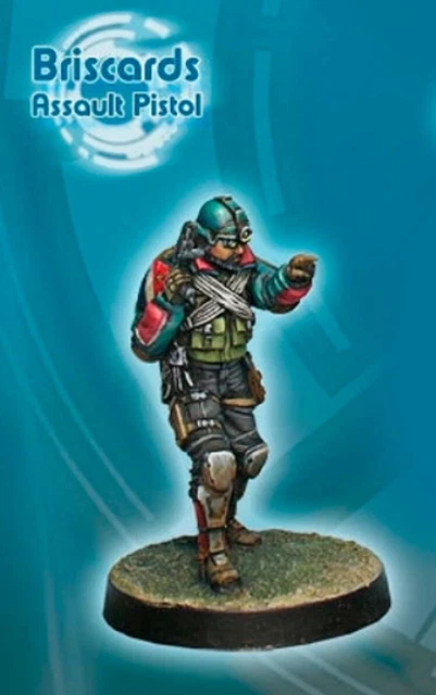 INFINITY PRIMED BRISCARDS Assault Pistol Briscard Merovingia Ariadna ...