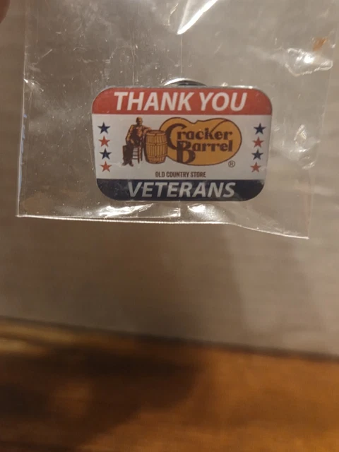 CRACKER BARREL VETERANS Day Pin 2025 £1.77 - PicClick UK