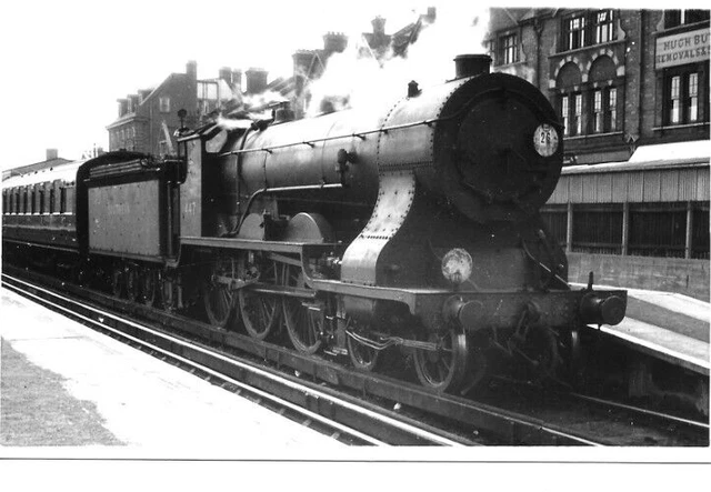 PHOTO EX LSWR T14 4-6-0 AS SOUTHERN RAILWAY LOCO No. 447 £0.95 ...