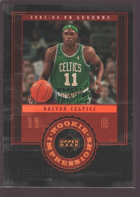 CARTE RECRUE MARCUS Banks 2003-04 Ud Legends Comme Neuf Rc Sp Unlv ...