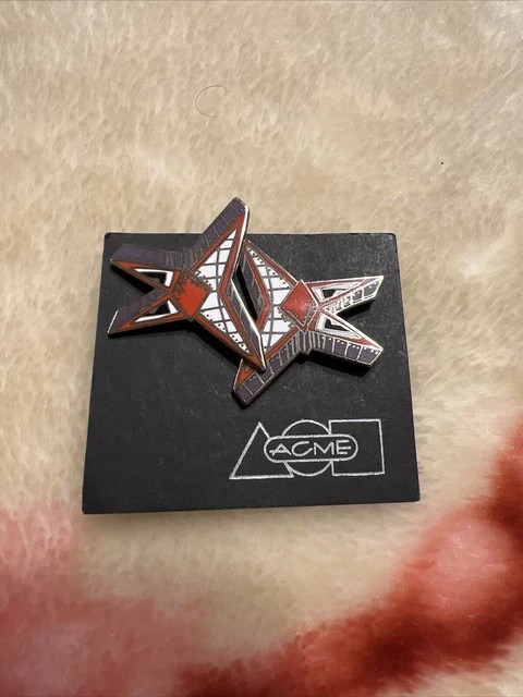 2 PINS Vintage ACME Studio ‘Angry Guy" Enamel Lapel Pin By Pop Artist ...