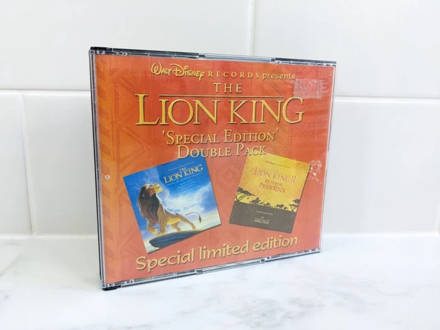 THE LION KING Special Edition Double Pack Music CD Disney Soundtrack ...