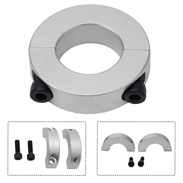 CLAMP RING CLAMP Double Split Inside Normal Type Shaft Collar Silver 1 ...