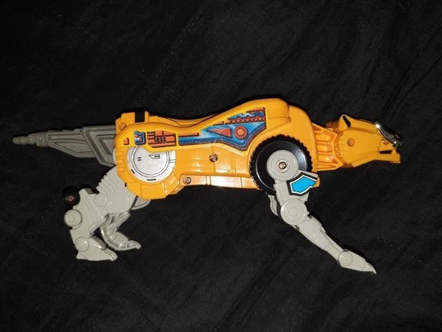 POWER RANGERS MIGHTY Morphine Megazord Saberthooth Tiger Yellow Zord ...