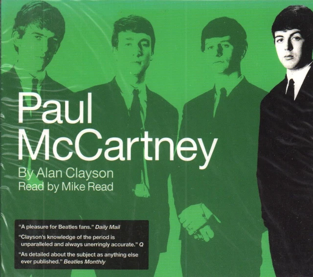 ALAN CLAYSON PAUL McCartney triple CD UK Sanctuary 2003 audio book read ...