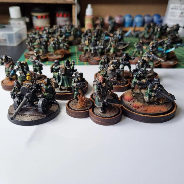 WARHAMMER 40K DEATH Korps of Krieg Veteran Squad Sergeant 1/18 Scale ...