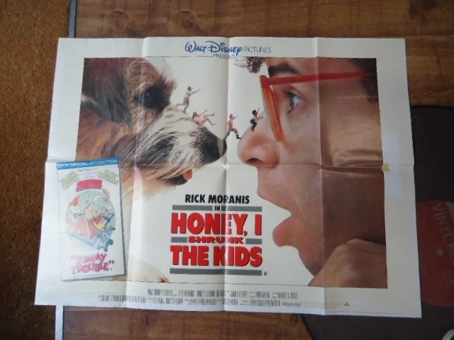 HONEY I SHRUNK THE KIDS (1989) original UK quad movie poster Rick ...