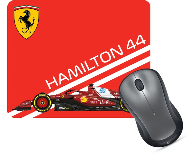 FERRARI F1 2025 Lewis Hamilton F1 Mouse Mat - NEW £10.59 - PicClick UK