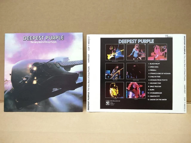 MEGA RARE DEEPEST Purple The Very Best Of Deep Purple 1980 CD FCS8511 ...