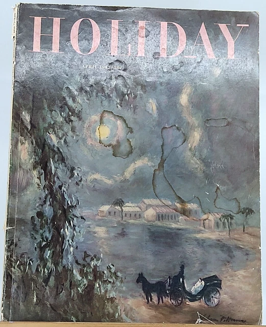 1947 APRIL HOLIDAY Magazine - In Bermuda Moonlight Pittman Front Cover ...