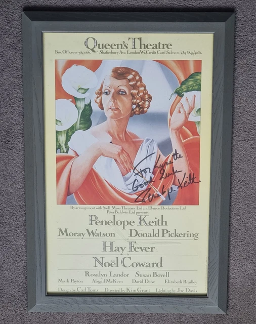 A THEATRE POSTER for Hay Fever by Noel Coward at Queen's Theatre ...