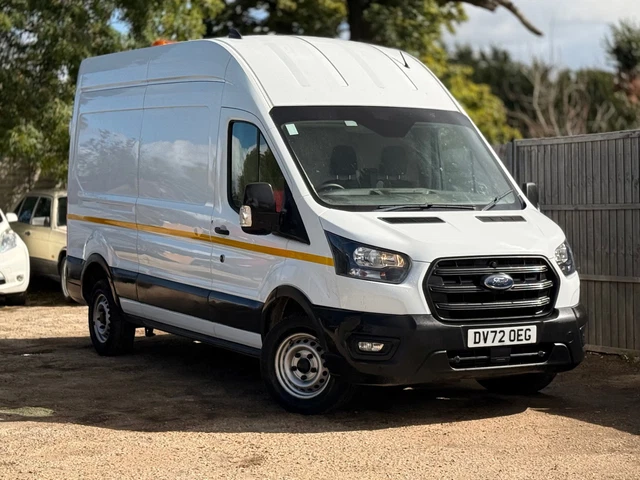 2022 FORD TRANSIT 2.0 EcoBlue 130ps H3 Leader Van + 23K MILES PANEL VAN ...