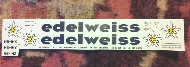 REVELL AIRBUS A320 Edelweiss Air 1/144 Scale decals only used EUR 9,20 ...