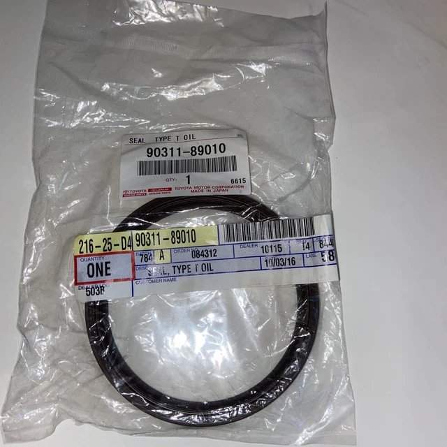 TOYOTA GENUINE 90311-95003 Seal, Engine Rear Oil Oem 9031195003 EUR 44 ...