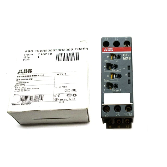 1 PIEZA NUEVO ABB 1SVR630030R3300 Multifunción Relé de Tiempo CT-MXS.22 ...