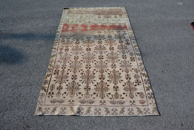 TAPIS ANATOLIENS, TAPIS turcs, tapis vintage, tapis de 4,1x8 pieds ...
