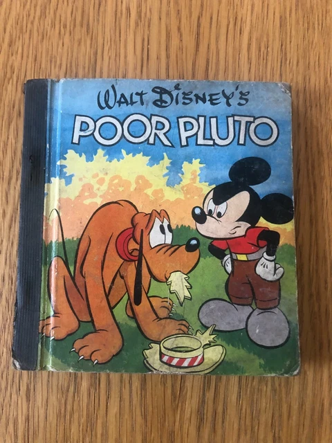 WALT DISNEY'S - POOR PLUTO - WHITMAN - Hardback - 1948 £22.99 - PicClick UK