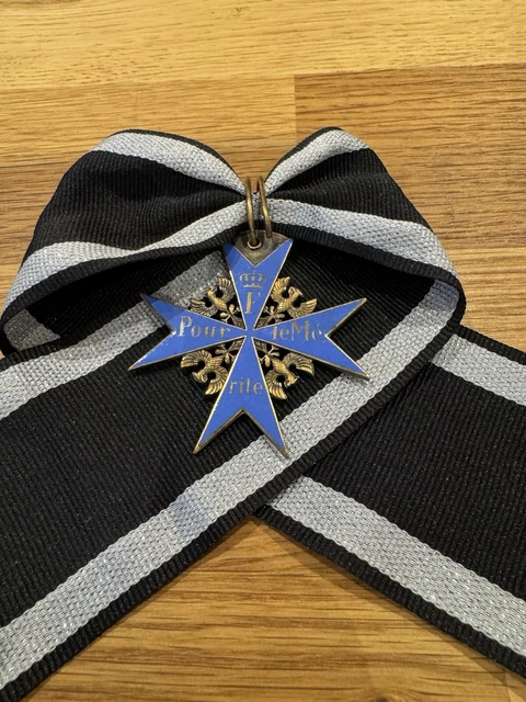 WK1 PREUSSEN POUR le Merite Zweitstück gestempelt TOP RARITÄT EUR 252 ...