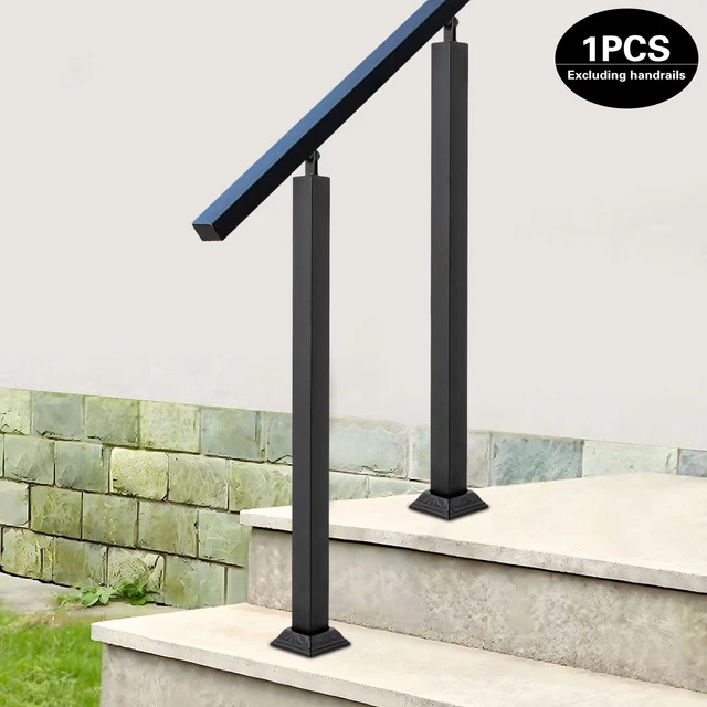 75CM METAL STAIR Railing Handrail Porch Deck Patio Railing For Balcony ...