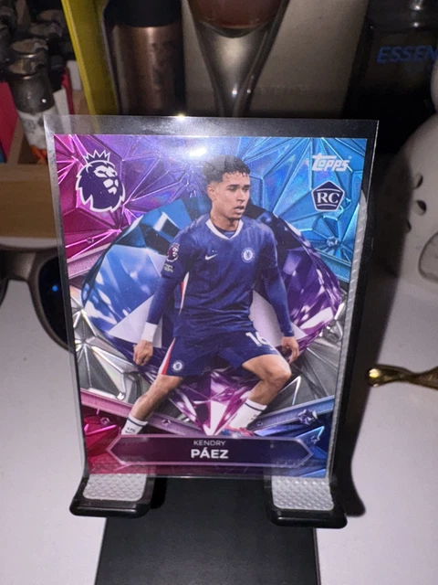 TOPPS PREMIER LEAGUE 2026 Kendry Paez Diamond Rookie Card 1/500 Packs ...
