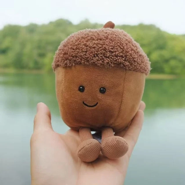 GENUINE JELLYCAT CHRISTMAS Gift: Cute Acorn Plush for All. Brand New ...