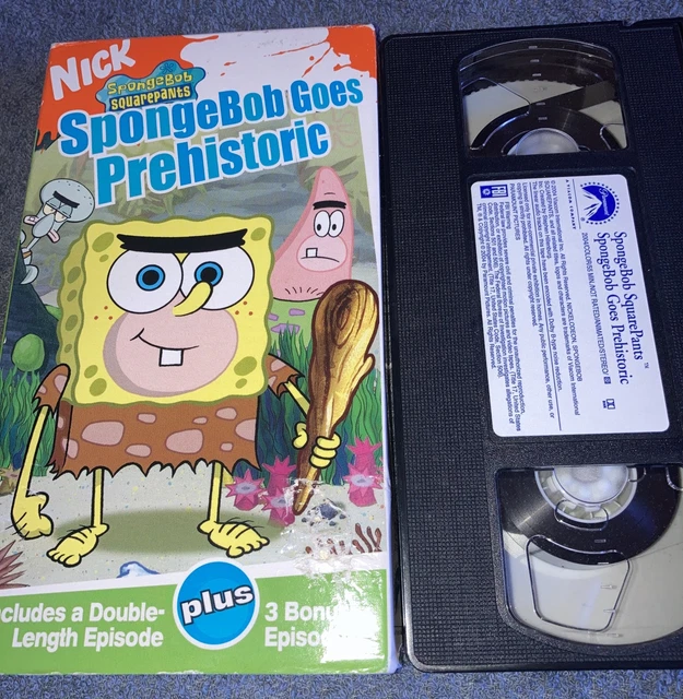 SPONGEBOB SQUAREPANTS - Spongebob Goes Prehistoric (VHS, 2004) EUR 7,70 ...