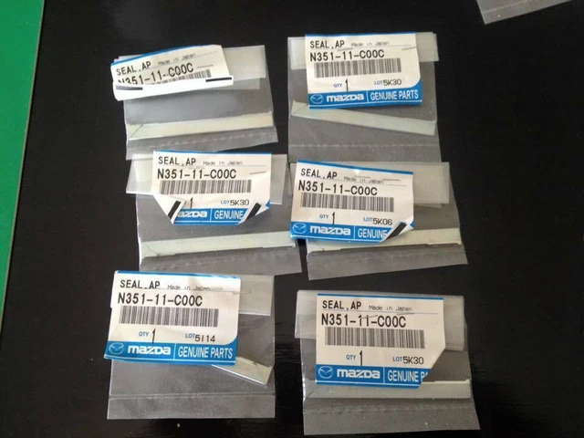 MAZDA RX7 FD3S VÉRITABLE 13B TWIN TURBO APEX SEAL 6 SET SET OEM Japon ...