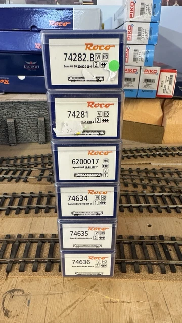 ROCO HO SBB CFF 6 X Coach set Including Observation Coach **NEW** £286. ...