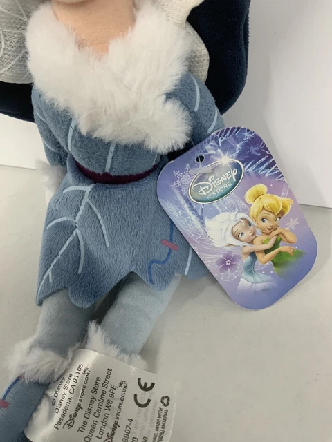 DISNEY STORE TINKERBELL Silvermist Fairy Plush Soft Doll Toy 11” NEW ...