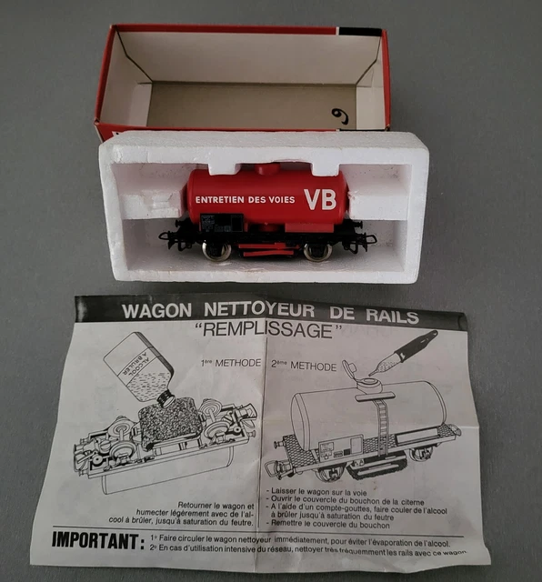 JOUEF WAGON CITERNE Entretien Des Voies VB Nettoyeurs 6495 ho train sncf EUR 15,00 - PicClick FR