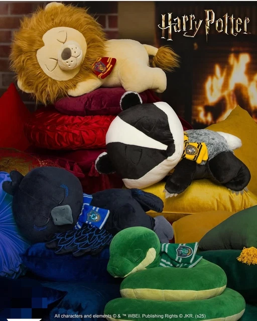 HARRY POTTER 18& Sleeping Gryffindor Lion Plush, Super Soft Cuddly Toy ...
