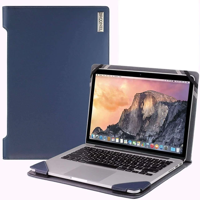 BROONEL BLUE LEATHER Laptop Case For NEXSMART Windows 11 Pro 15.6 ...