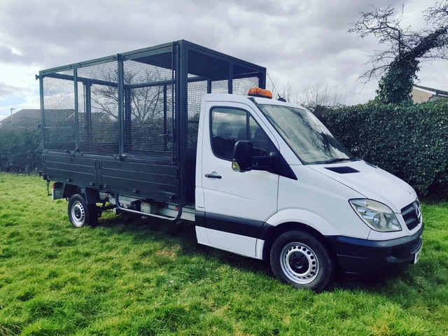 MERCEDES SPRINTER LWB Cage Tipper Pick Up Rubbish Tree Clearance ...