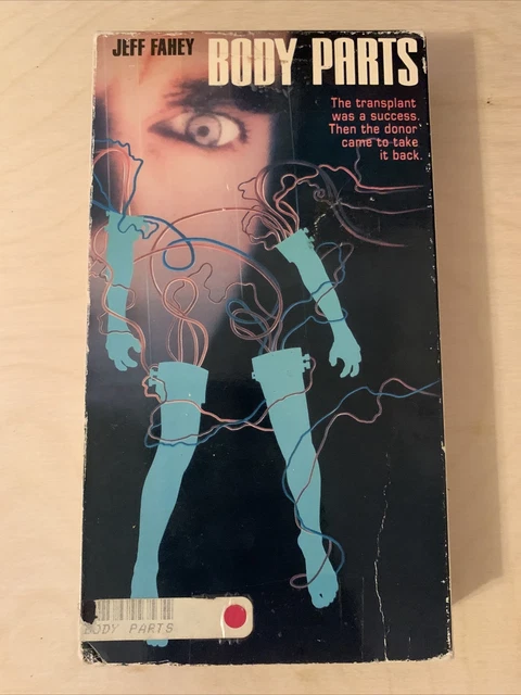 BODY PARTS VHS Horror Scary Movie Terror OOP. Suspense Paramount 1991 ...