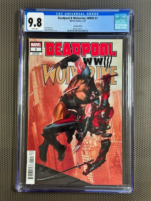 DEADPOOL & WOLVERINE WWIII #1 2024 Marvel Comics Dell Otto variante CGC 9.8 EUR 0,89 - PicClick IT