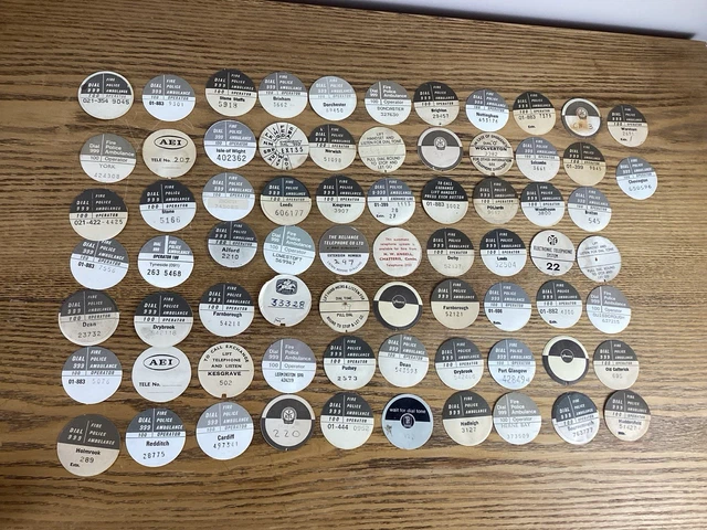 72 X GPO Telephone Dial Labels all used £12.92 - PicClick UK