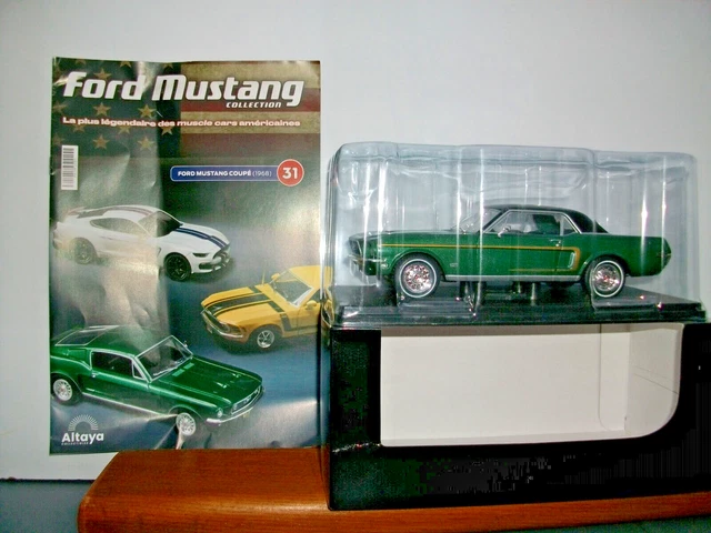 COLLECTION FORD MUSTANG N°31 Mustang coupé 1968 au 1/24 avec livret EUR ...