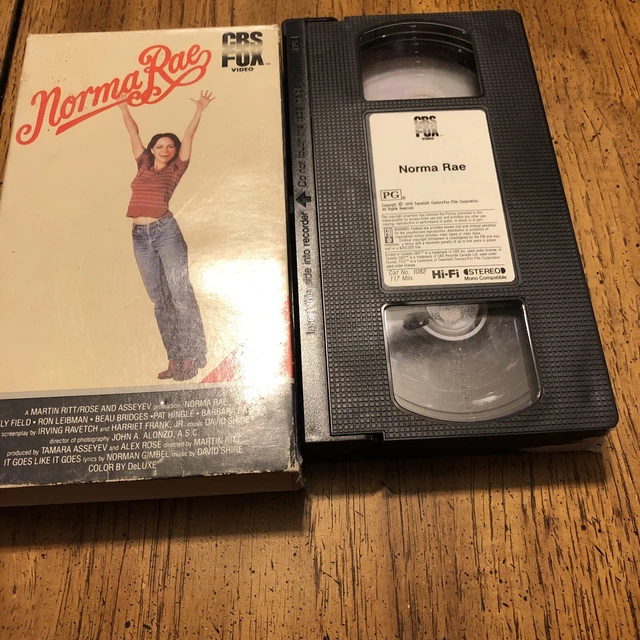 NORMA RAE (VHS, 1985) premio Oscar Sally Field True American Drama ...