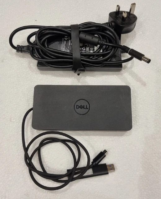 Dell D6000 Usb C Usb 3 0 Docking Station With 130w Power Supply Black £29 99 Picclick Uk