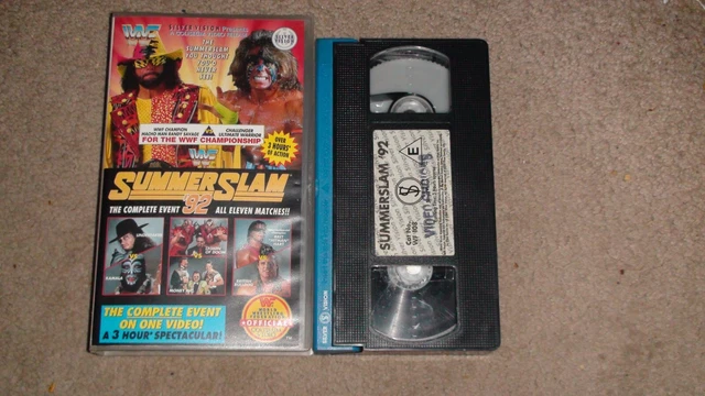 WWF SUMMERSLAM '92. Silver Vision rare VHS. Excellent condition £8.60 ...