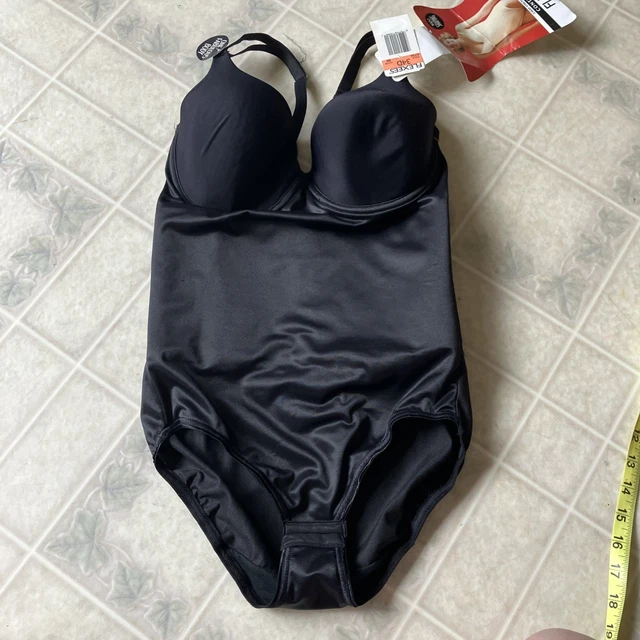 NEW VTG FLEXEES 2 Way Stretch ControlWear Underwire Bra Bodybriefer 34D ...