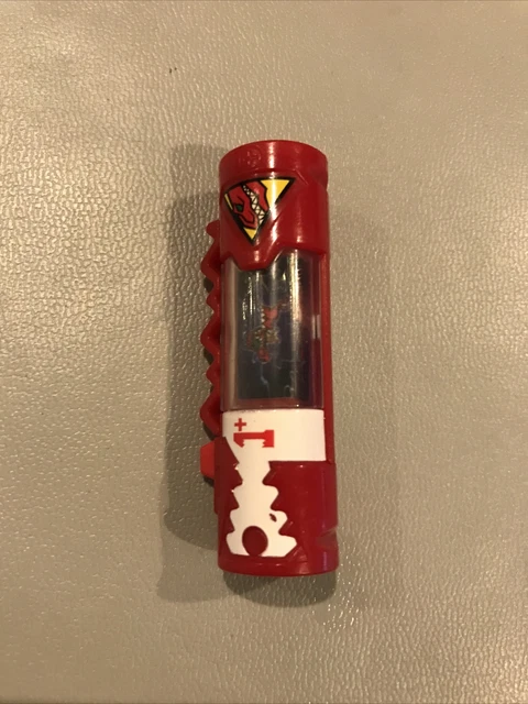 POWER RANGERS DINO Charge Tyrannosaurus Rex # +1 Red Charger Energem ...