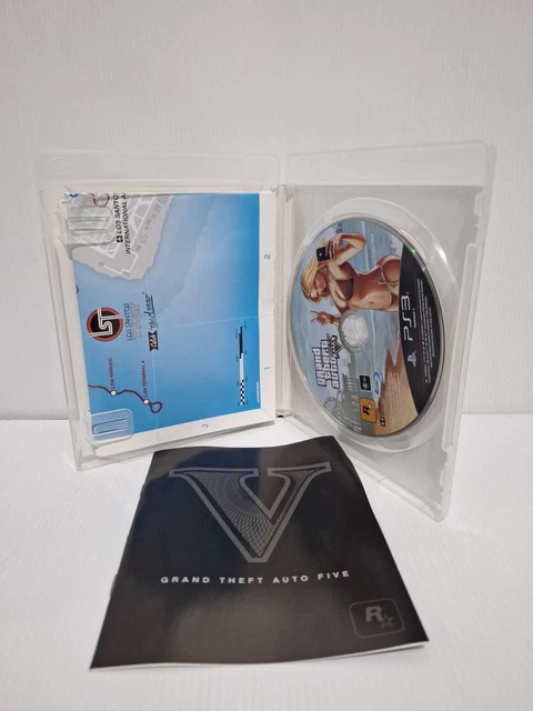 GRAND THEFT AUTO V (PlayStation 3, 2013) Game Complete PAL $8.00 ...