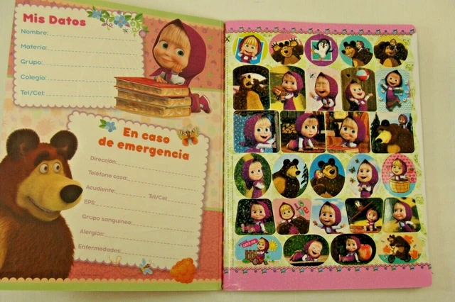 MASHA Y EL Oso/ Masha and the bear composition school notebook £4.85 ...